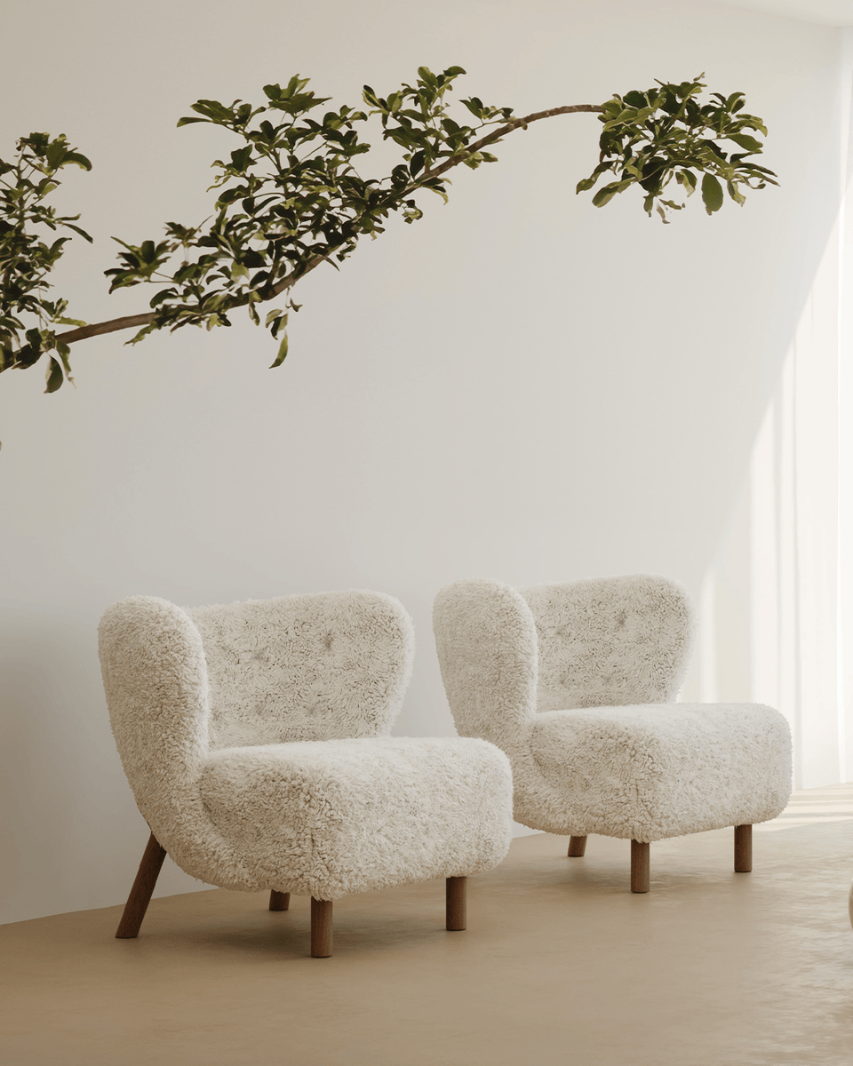 Petra Chair, Natural Luxe Sheepskin – ICONS